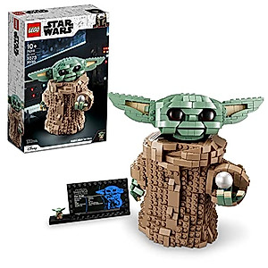 LEGO Star Wars: The Mandalorian Series The Child 75318 - Baby Yoda Grogu Figure, Building Toy, Collectible Room Decoration for Boys and Girls, Teens, with Minifigure and Nameplate, Gift Idea