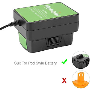 Hanaix 12V 3Ah Lithium Battery and Charger Compatible with RYOBI CB120L CB121L BPL-1220 130503001 130503005 (NOT for CB120N) for RYOBI 12V Lithium Battery
