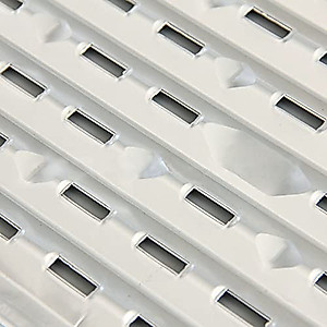 MILANGE Disposable Aluminum Grill Liner Topper with Holes 20 Pack Aluminum Foil Grill Pans (13.40 Inch) BBQ Grilling Tray Broiler Pans with Ribbed Bottom Surface