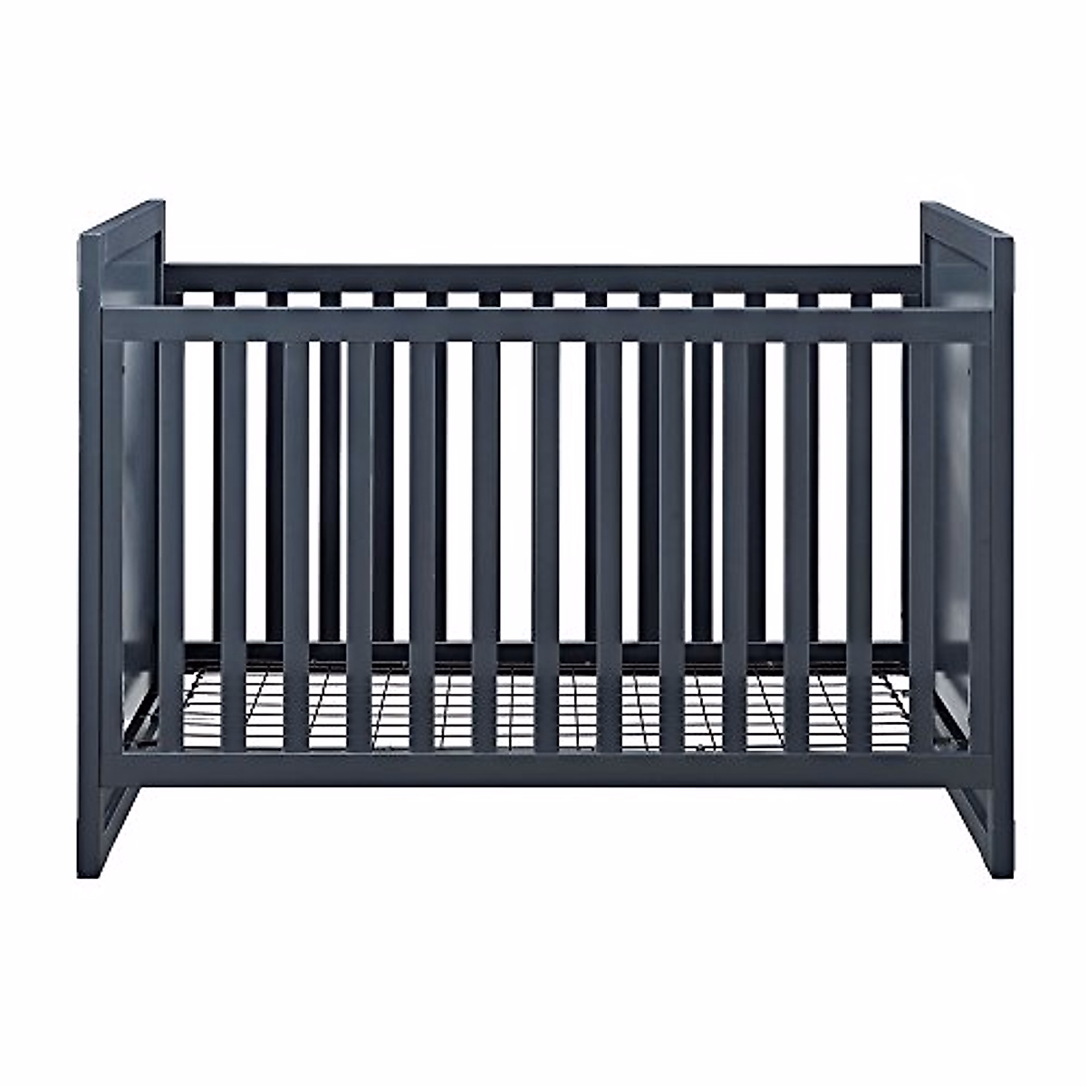 Baby Relax Miles 2-in-1 Convertible Crib, Graphite Blue