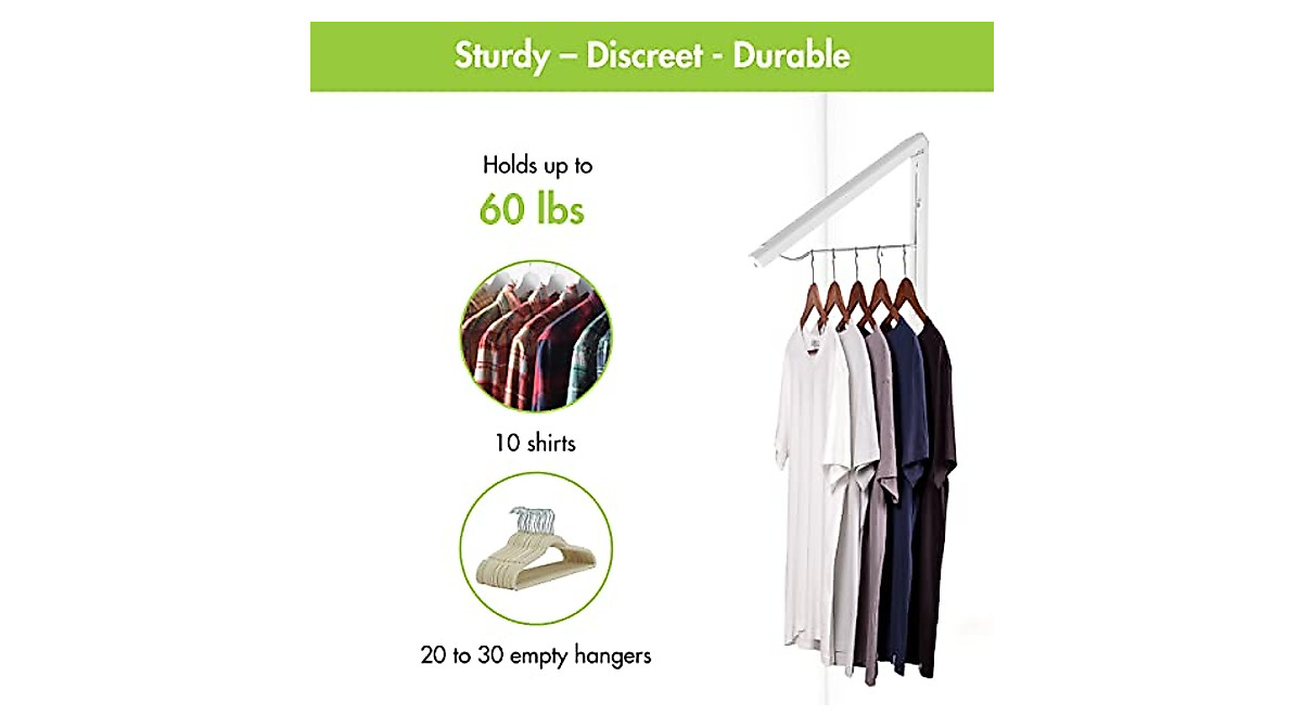 InstaHanger Foldable Clothes Drying Rack - 2 Pack