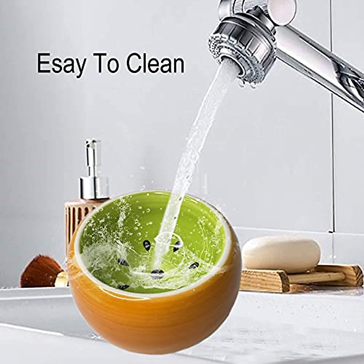 Hamster Bowl, Ceramic Guinea Pig Water Bowl Small Animal Food Dish for Syrian Hamster Rabbit Gerbil Chinchilla Hedgehog Sugar Glider Rat (2 Pcs)