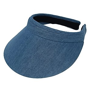 Women's Slip-on Visor, Denim, no Size