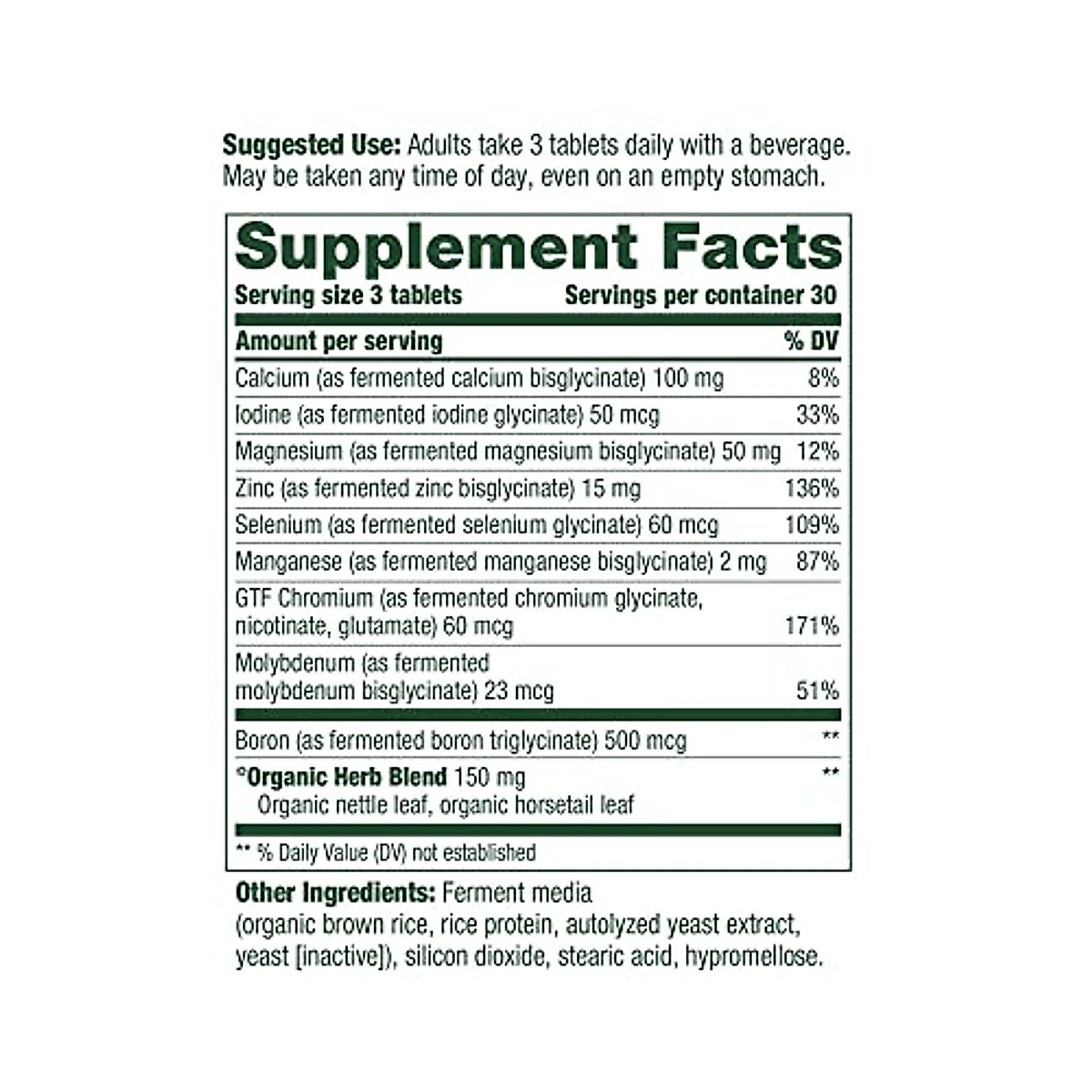 MegaFood Balanced Minerals - Helps Maintain Bone and Cardiovascular Health - Supplement With Iodine, Magnesium, Zinc, Selenium and More - Made Without 9 Food Allergens - 90 Tablets (30 Servings)
