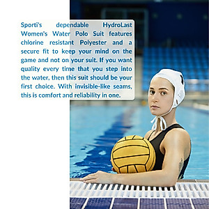 Sporti HydroLast Women's Water Polo Suit - Navy - 34