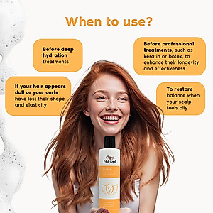 I Belli Capelli Ravenna Clarifying Shampoo Pre Treatment, Clarifying Shampoo For Build Up -Preps Hair Deep Cleansing, Removes Impurities For Long Lasting Treatment- 300ml/10.1 fl.oz