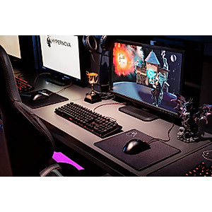 Hypernova Gaming Mouse Pad, (12 x 10 x 0.2 inches), Best Laptop Mousepad, Waterproof, No-Slip Base, Resilient Stitched Edges, PC, Perfect for Video Games