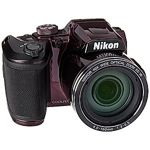 Nikon B500 16 MP Point & Shoot Digital Camera, Plum