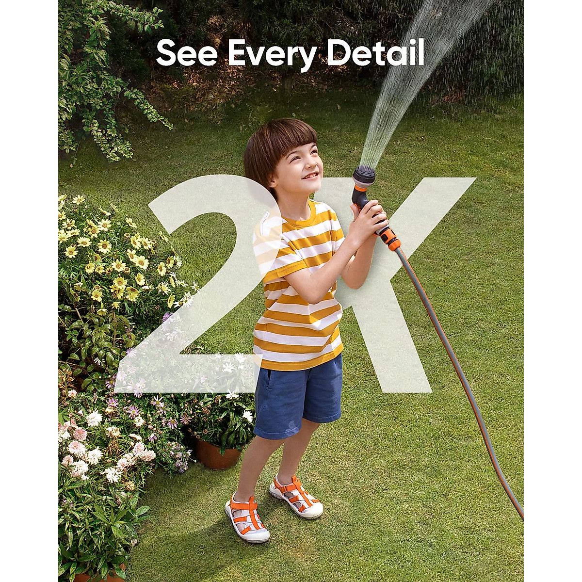 eufy Security SoloCam S220, Solar Security Camera, Wireless Outdoor Camera, Continuous Power, 2K Resolution, Wireless, 2.4 GHz Wi-Fi, No Monthly Fee, HomeBase 3 Compatible