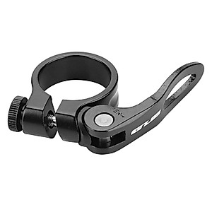 Yosoo Health Gear Seatpost Clamp, Quick Release Bike Seat Clamp, Bike Seat Post Locking Clamp, 31.8mm Aluminium Alloy Locking Clamp, Mountain Bike Seat Clamp(Black)