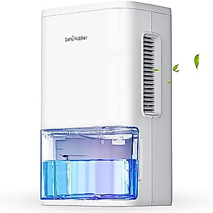 VEAGASO Portable Small Dehumidifiers for Bedroom, Home and Bathroom, Up to 700 Sq.ft, with 7 Colorful Lights, Auto Shut off, 2 Working Modes