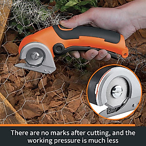 FALESOUL 4 Pcs Replacement Rotary Blades Compatible with Worx WX082L 4V ZipSnip Cordless Electric Scissors, WA2300 Replacement Blades Fits RC2600K,RC2601, RC2602, WX080L, WX081L