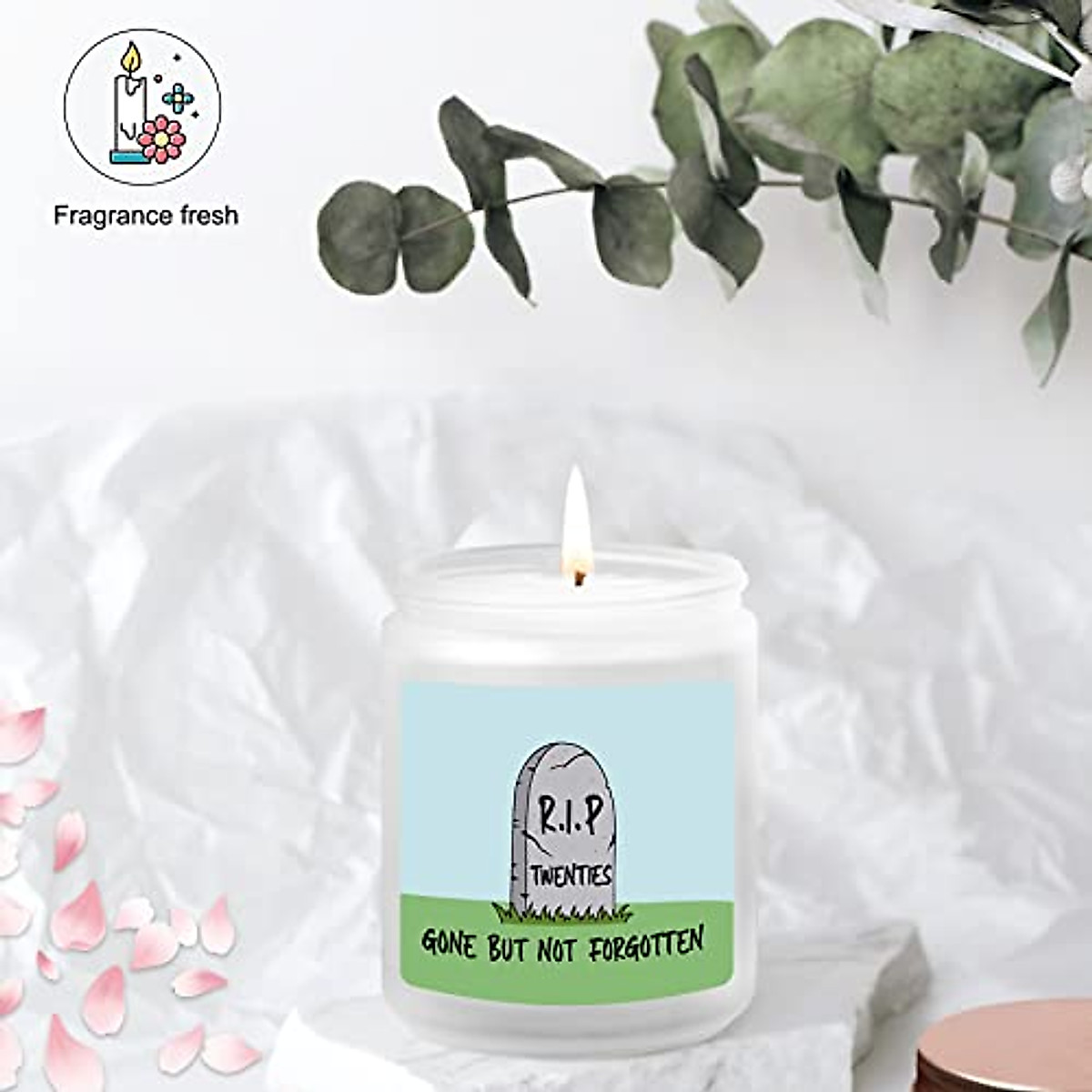 Funny 30th Birthday Gifts - Unique 30th Birthday Gifts for Her, Him - Turning 30 Year Old Best Friend, Girlfriend, Boyfriend, Women, Men Birthday Gift - Lavander Scented Candles