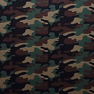Mook Fabrics Flannel PRT Camo, Army