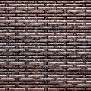 Wicker Repair Kit, Synthetic Embossing Rattan Fix Material Vinyl Plastic Waterproof Flat Ribbon for Garden Patio Furniture and Rattan Chair Sofa Basket Replacement-1/2 Pounds 120Ft Gradiant Coffe