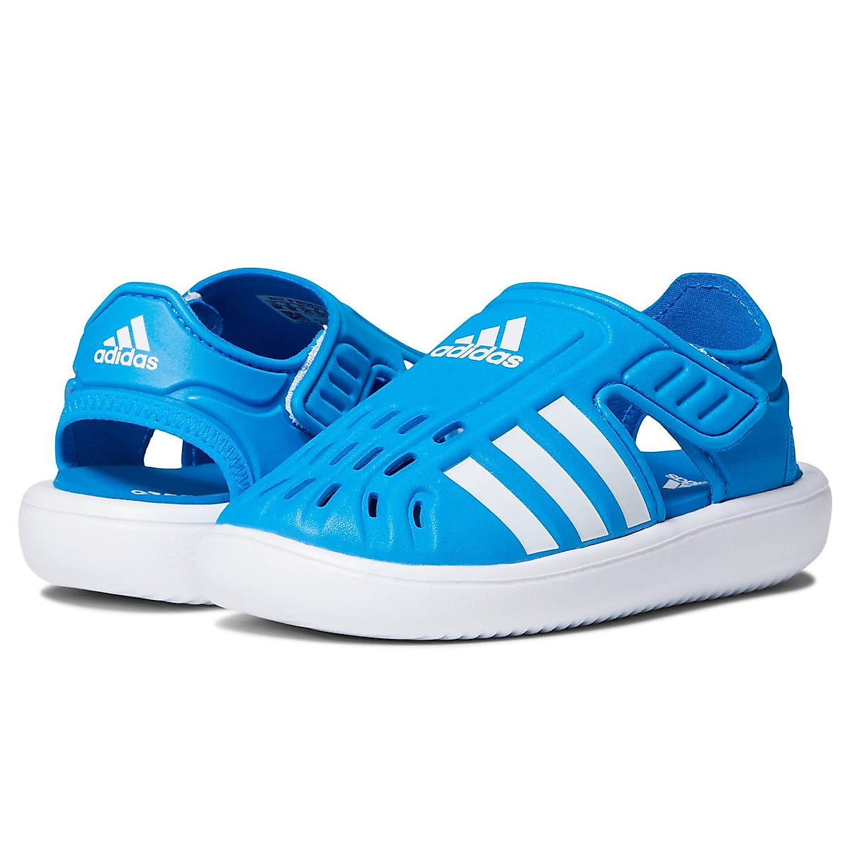 adidas Baby Boy's Water Sandals (Infant/Toddler) Blue Rush/White/Blue Rush 9 Toddler M