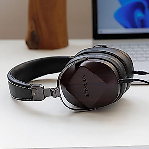 SIVGA Oriole Zebrano Wooden Closed Back Wired Dynamic Headphone (Black)