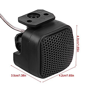 Acouto Car Audio Tweeters 1 Pair Universal Square Car Audio Speaker Super Power Loud Tweeters Rectangle Dome Tweeters for Car Audio