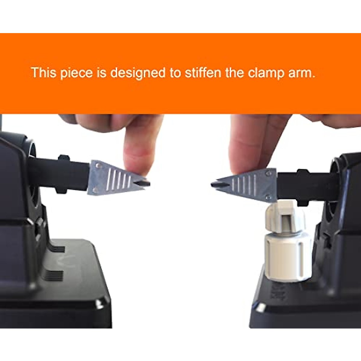 GEOCCI Adjustable Height Clamp Arm Brace for Work Sharp Precision Adjust Knife Sharpener（White）