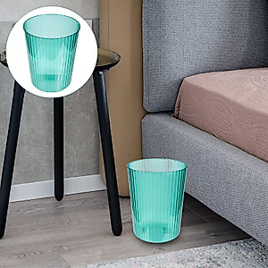 Transparent Trash Can Household Trash Can Large Capacity Garbage Can Waste Bucket Waste Paper Bucket Toilet Paper Bucket Bedroom Waste Can Simple Style Garbage Bucket Trash Bin