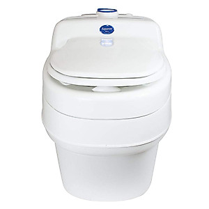 Separett Villa 9215 AC/DC 12V Urine Diverting High Capacity Waterless Composting Toilet