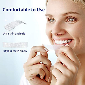 Teeth Whitening Strips for Teeth Sensitive, 28 Whitening Strips Effective Teeth Whiting Strips Reduced Sensitivity White-Strips, Helps Remove Smoking/Coffee/Soda/Wine Stain (14 Treatments)