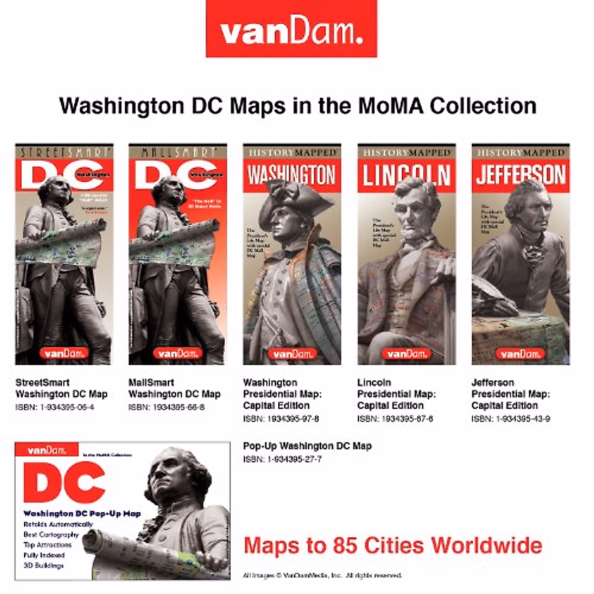MallSmart® Washington DC Map by VanDam -- Laminated City Street pocket map with all museums, sights, monuments, government buildings and hotels plus ... Map – 2024 Edition (StreetSmart)