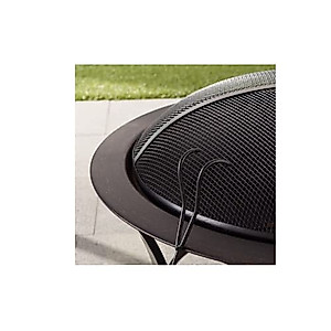 MADENA Mainstays 26" Metal Round Outdoor Wood-Burning Fire Pit,DS-46552