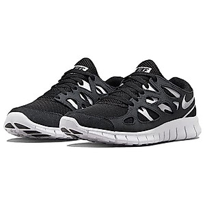 Nike Free Run 2 Womens Black/White-Off Noir Size 8