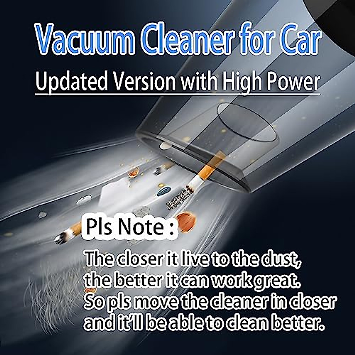 Arbutin Car Vacuum Cleaner,Updated Version Handheld Vacuum Cleaner for Car with 16.4FT Cable Portable Vacuum Cleaner,Auto Accessories Kit for Detailing and Cleaning Car Interior