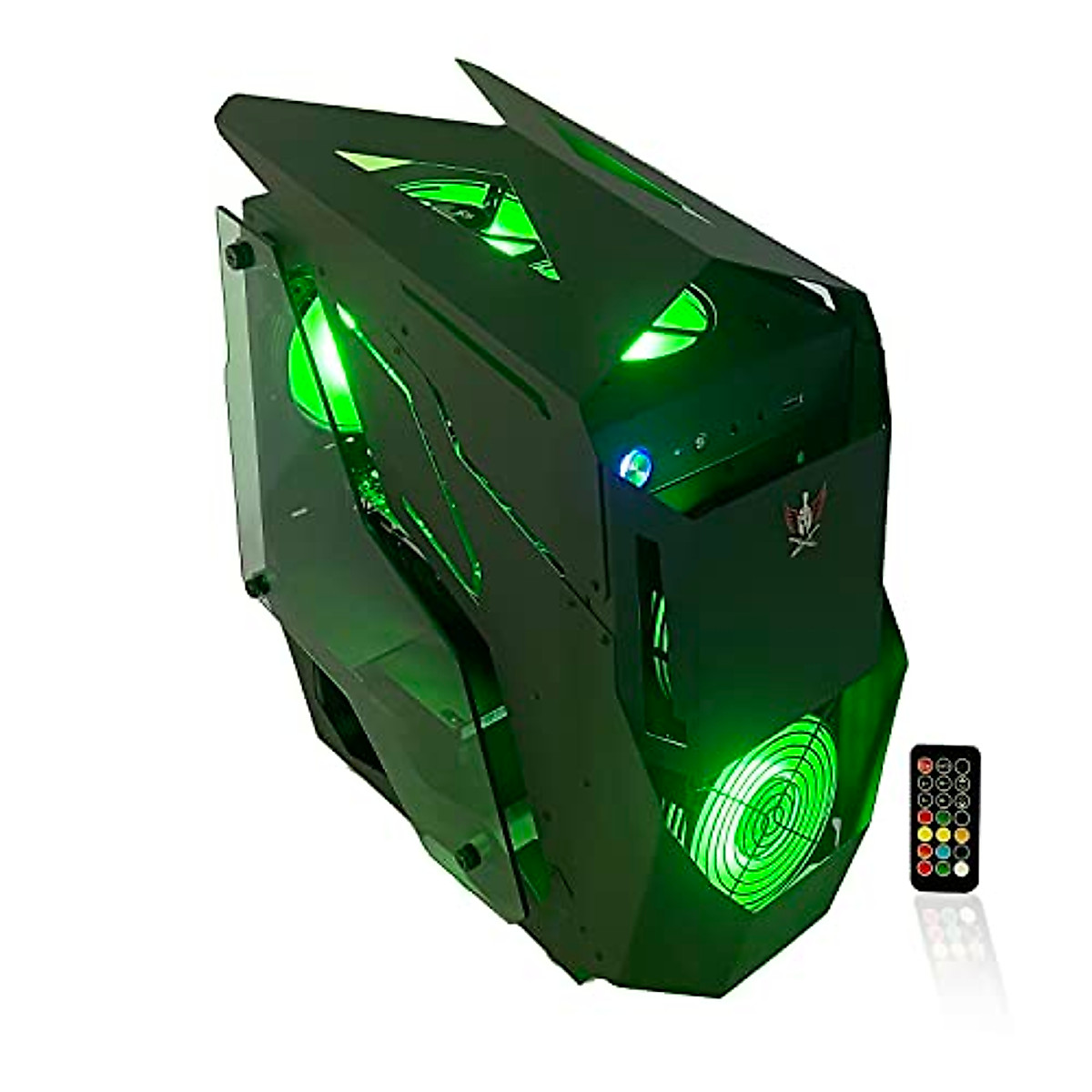 Alarco Gaming PC Desktop Computer Intel i5 3.10GHz,8GB Ram,512 GB SSD,Windows 10 pro,WiFi Ready,Video Card Nvidia GTX 650 1GB, 5 RGB Fans with Remote