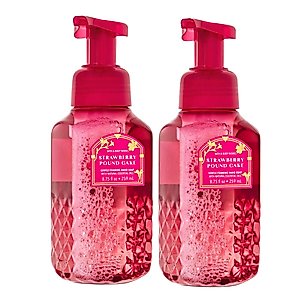Bath and Body Works Gentle & Clean Foaming Hand Soap 8.75 Ounce 2-Pack (Strawberry Pound Cake)