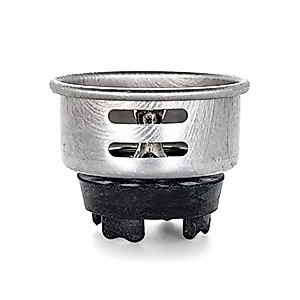 Camco Replacement RV Kitchen Sink Drain Basket | Replacement Part for Your RV's Kitchen or Bar Sink Drain | Works 42277 Replacement Sink Drain (42278)