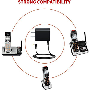 UpBright 6V AC/DC Adapter Compatible with AT&T Vtech VTPL VT04UUS06040 VT05UUS06040 RJ-AS060400U001 26-360040-4UL-128 S003AKU0600040 26-360040-4UL-127 SIL EL52203 CS6319 6VDC 0.4A Power Supply Charger