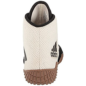 adidas Men's Tech Fall 2.0 Wrestling Shoe, Chalk White/Black/Gum, 9.5