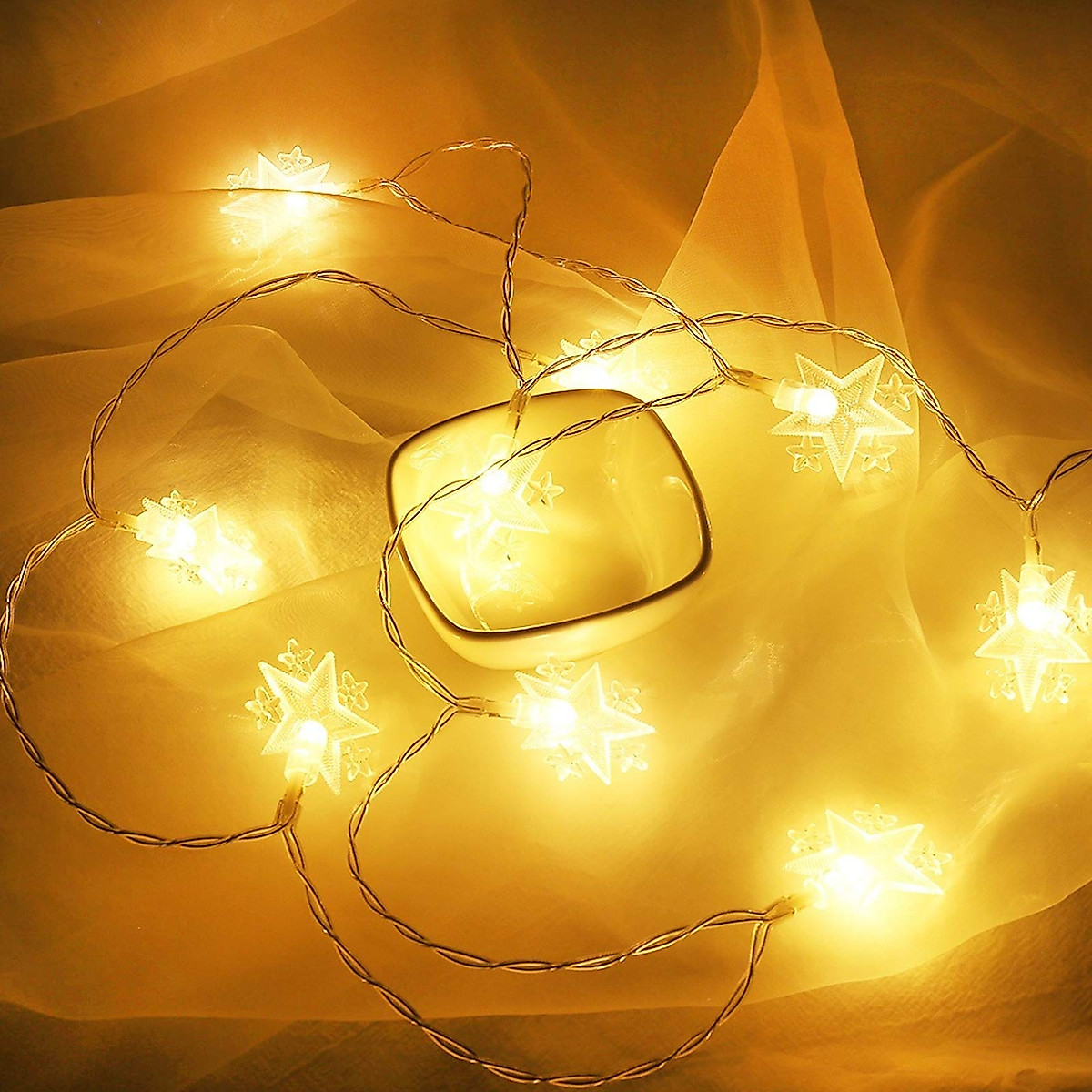 Xinde Decorative Light, Soft Lighting String Light, for Indoor and Outdoor Christmas, Easter, Halloween Home Bedroom, Garden Decoration Birthday Parties, Weddings