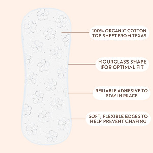 Claene Organic Cotton Panty Liners, Unscented, Panty Liners for Women, Thin, Cruelty-Free, Breathable Organic Panty Liners for Women, Light Incontinence, Natural, Vegan, Menstrual (Regular, 50 Count)