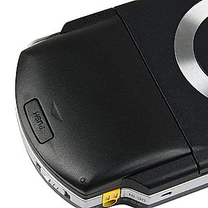 Battery Back Door Cover Pack Shell Replacement for Sony PSP 1000 1001 1002 1003 Fat Cover (3 Black)