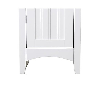 American Furniture Classics 25501 OS Home and Office One Door Tall Storage Pantry, Large, White, 1 Pantry
