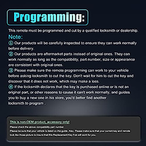 uxcell 2pcs Replacement 4 Button Keyless Entry Remote Control Key Fob for Nissan for Infiniti KBRASTU15 28268-C991A 28268-ZB700