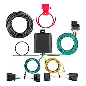 CURT 56336 Vehicle-Side Custom 4-Pin Trailer Wiring Harness, Fits Select Dodge Durango , Black