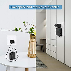 HOLACA Outlet Wall Mount Stand for Blink Sync Module 2,Sync Module,Bracket Holder for Blink Outdoor Blink Indoor Blink XT2 and Blink Mini Camera with Easy Mount and No Messy Wires or Screws (Black)