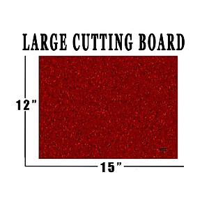 Red Violet Pattern Textured Marble Art Kitchen Glass Cutting Board Modern Decorative Gift Abstract Wavy Contrast Design