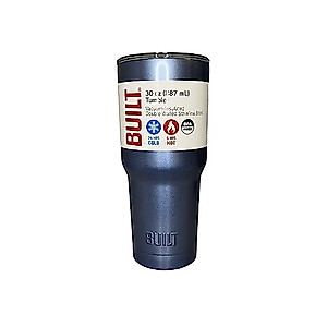 Built 30 Ounce Vacuum-Insulated Double Walled Stainless Steel Tumblr Harbor Blue