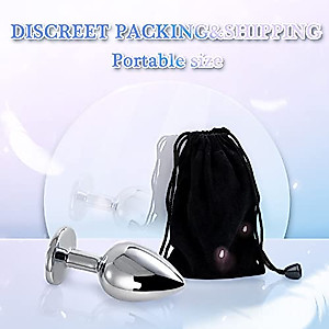 Anal Plug Adult Sex Toy,Jeweled Anal Toys Adult Sex Toys Games Butt Plug,Personal Anal Plug Sex Toy for Adult Women,Men and Couples,Rose Sex Toy G Spot Anal Beads Anal Toy