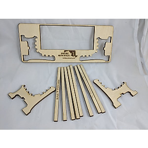 Baltimore Bench Kit Miniature Replica Wood Craft Desk Display