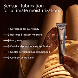 Vella Super Slip & Slide Non-Greasy Silicone Based Glide for Women & Couples, Feminine Care, Intimate Body Glide with Luxury Skincare Ingredients Squalane & Sea Buckthorn for Lasting Hydration