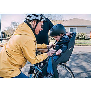 Burley Dash® FM Child Bike Seat, Black/Grey, FM - Frame Mount