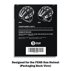 FEND One - Hi-Vis Reflective Silver Stickers (Reflects Bright White)