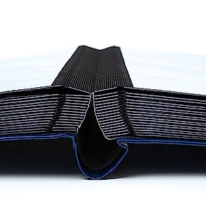 Lighthouse Hardcover Stamp Album Stockbook With 64 Black Pages, Blue, LS4/32